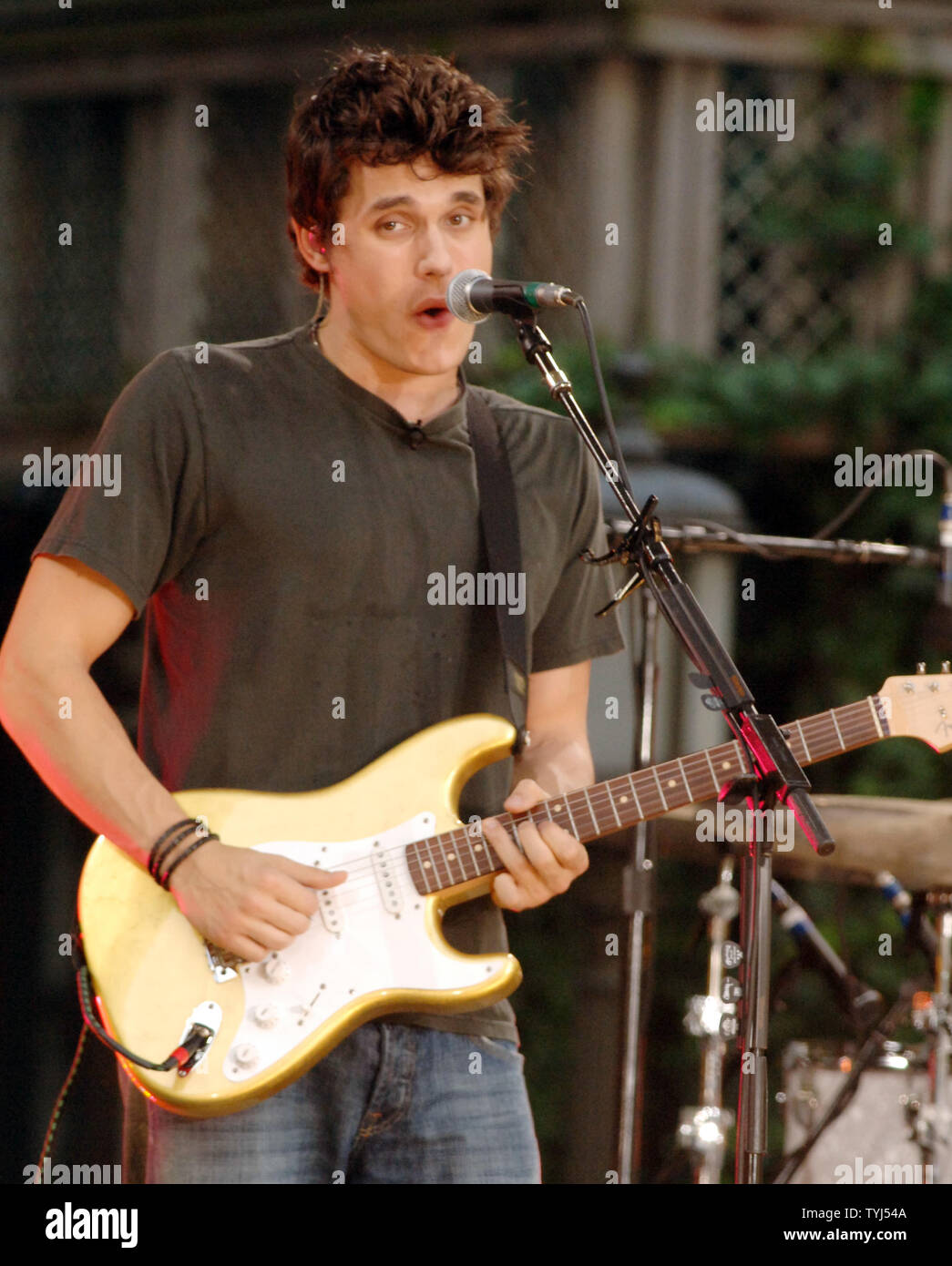 John Meyer performs in the ABC Good Morning America concert series held ...