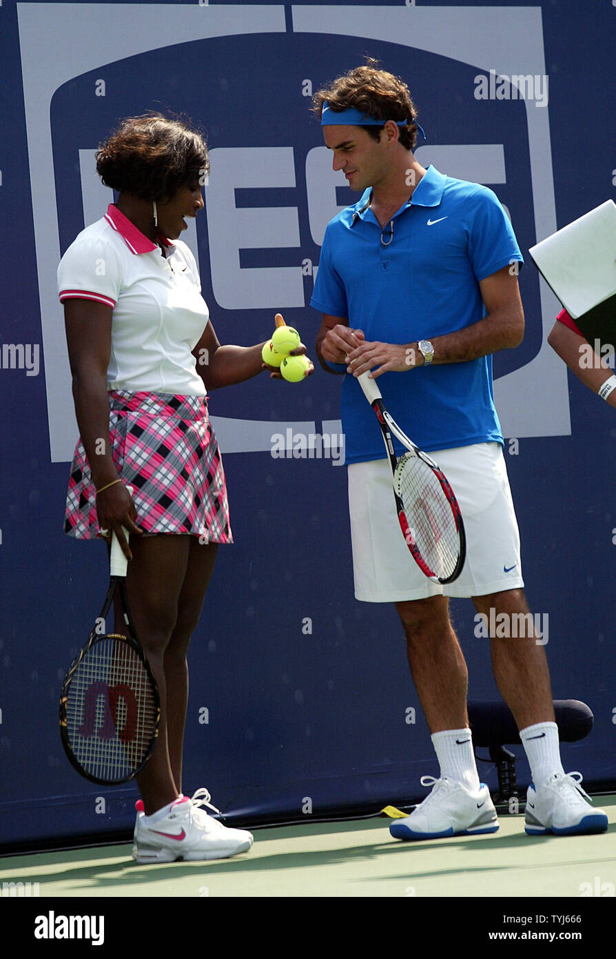 Serena Williams And Roger Federer