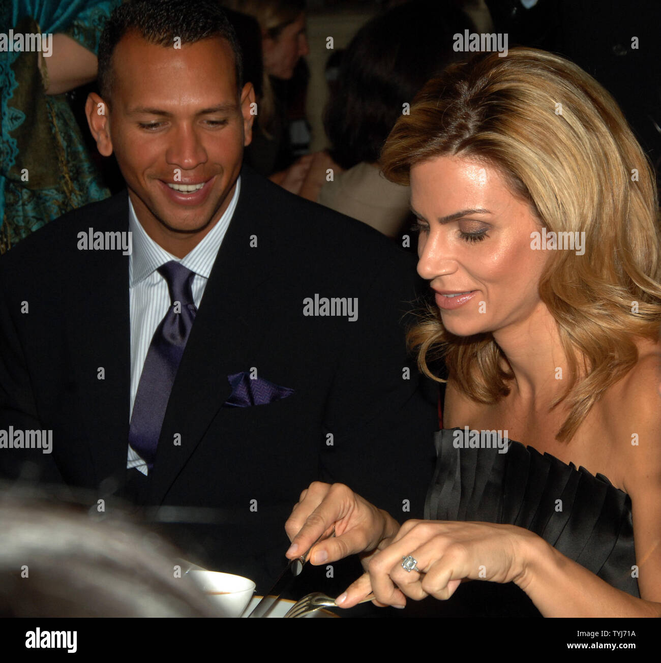 New York Yankees baseball player Alex Rodriguez and his wife Cynthia ...