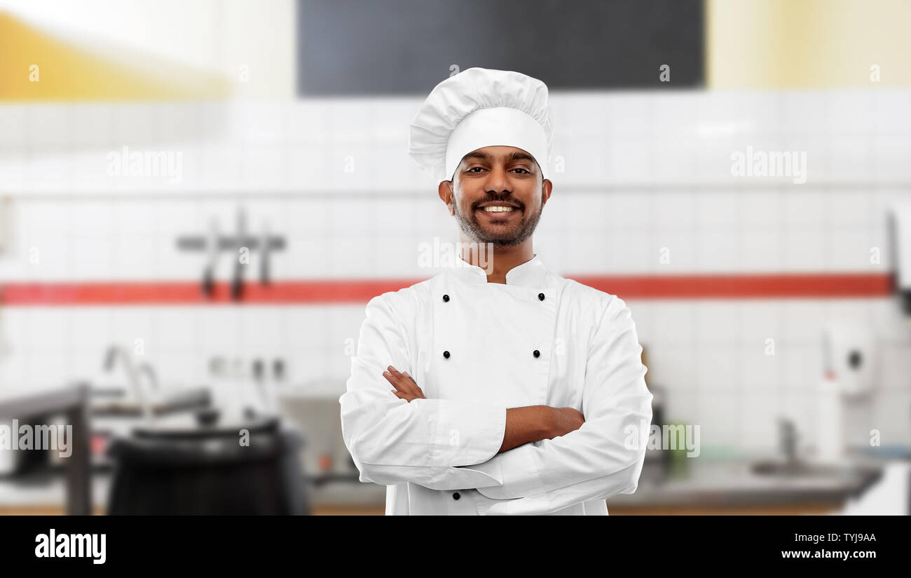 Indian chef cooking in restaurant hi-res stock photography and images ...