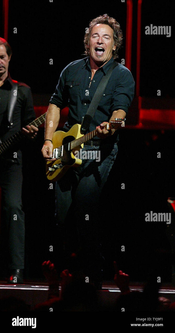 Bruce Springsteen performs in concert at Madison Square Garden in New ...