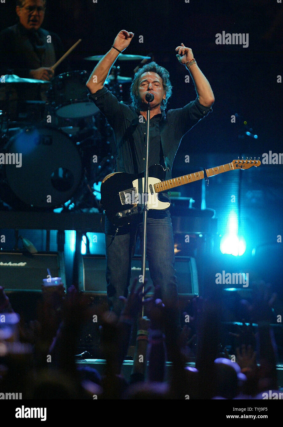 Bruce Springsteen performs in concert at Madison Square Garden in New ...