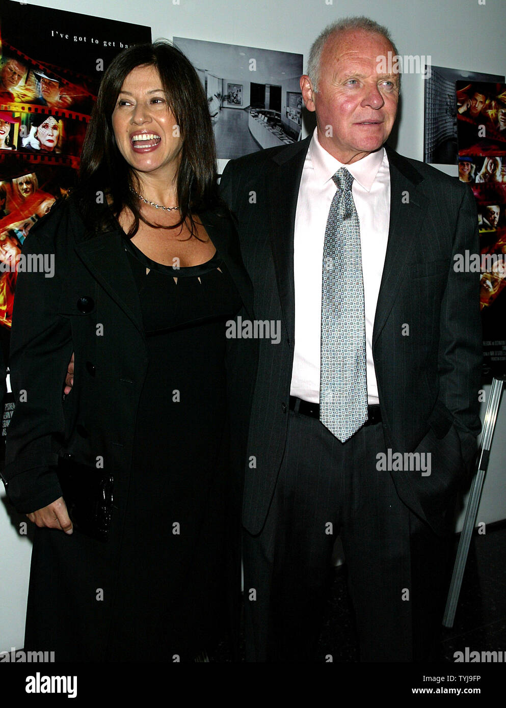 Anthony Hopkins and wife Stella Arroyave arrive at the premiere of ...