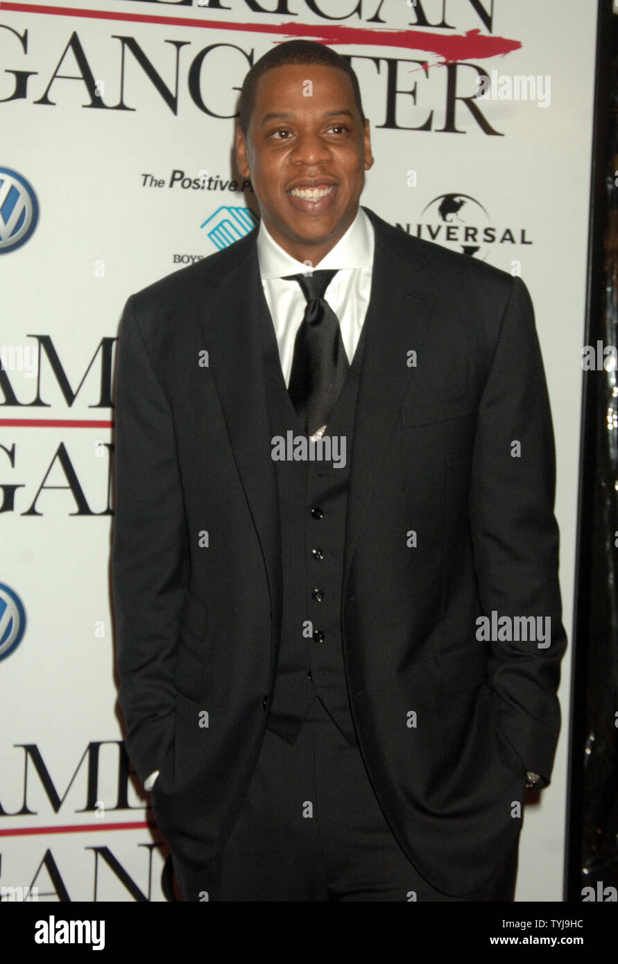 Rapper Jay Z attends the world premiere for the new film American ...
