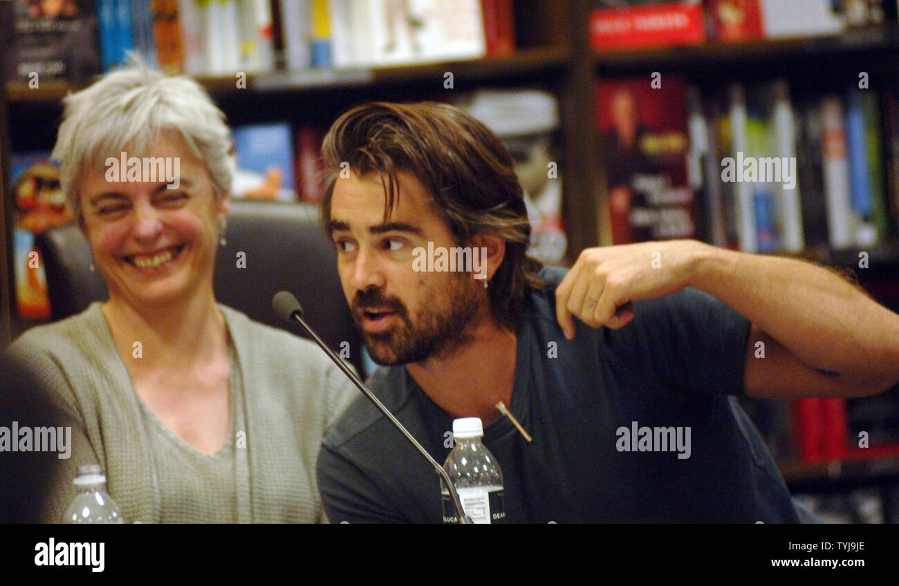 Author Margo Lanagan laughs at comments made by actor Colin Farrell who ...