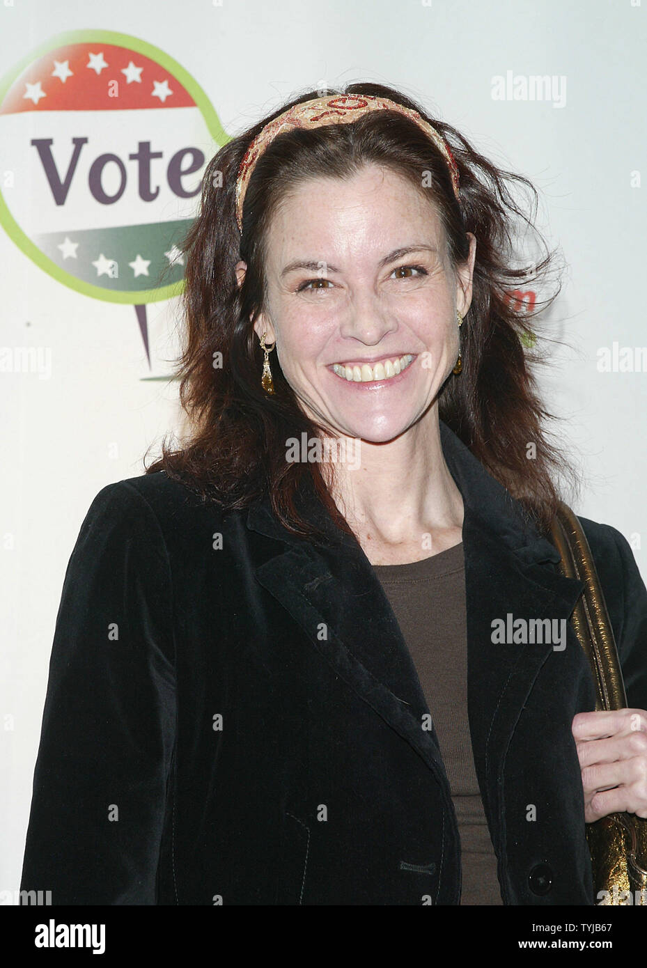 Ally Sheedy arrives at the WE Vote '08, a campaign that looks to ...