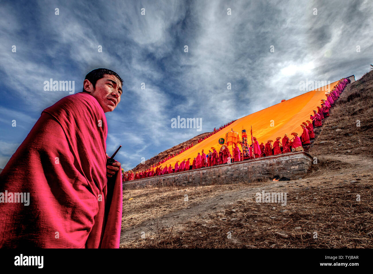 Gannan folk customs, humanistic scenery prairie monastery beautiful ...