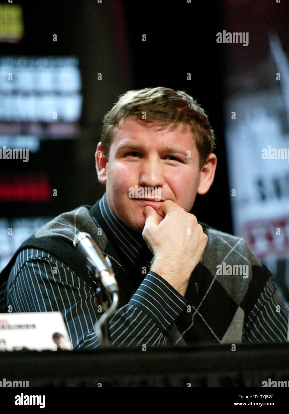 WBO Heavyweight Champion Sultan Ibragimov attends a press conference ...