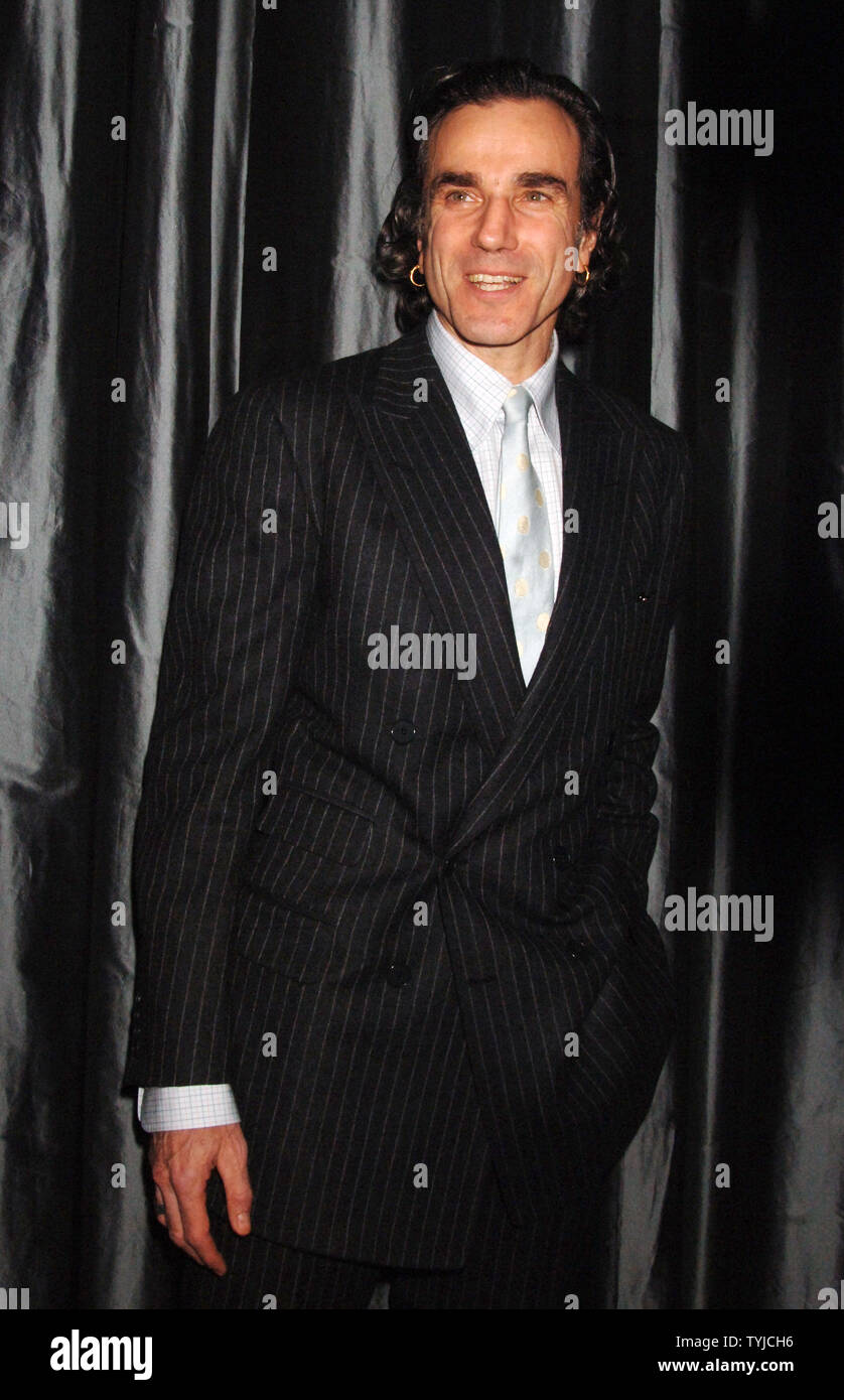 Actor Daniel Day Lewis, winner of Best Actor for the film "There Will ...