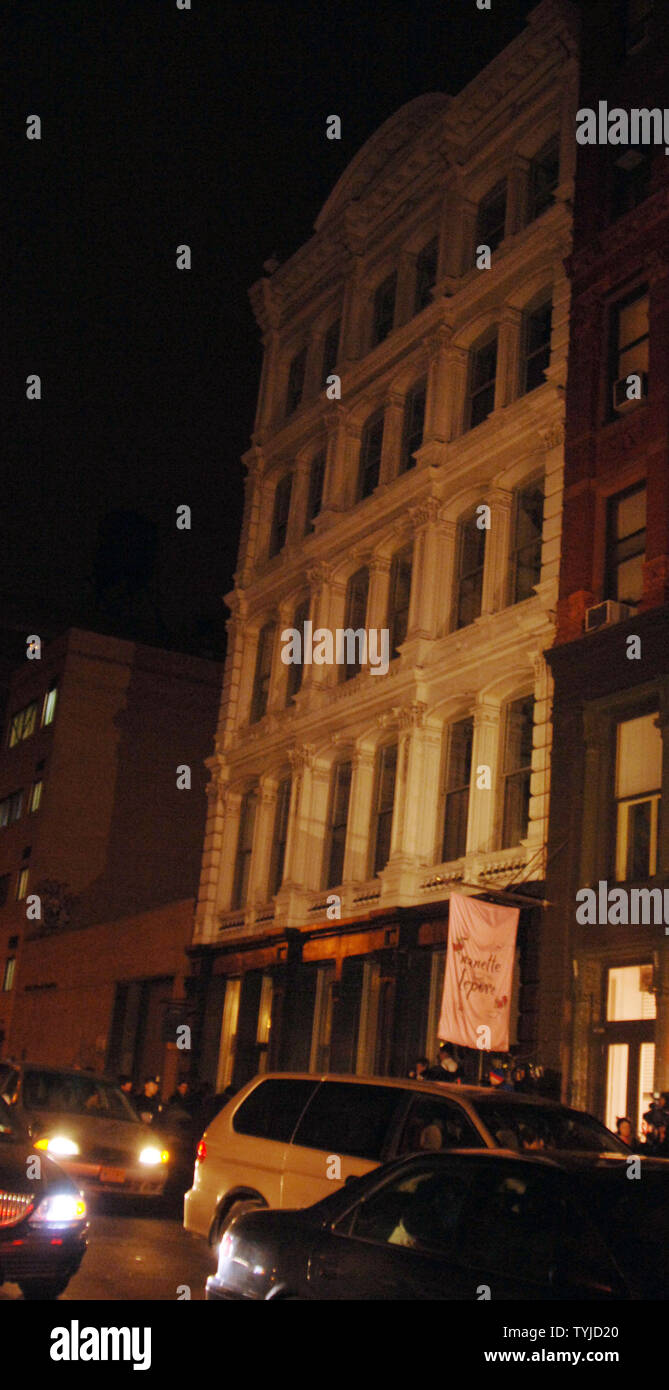 The building exterior of 421 Broome Street in the Soho district of New ...