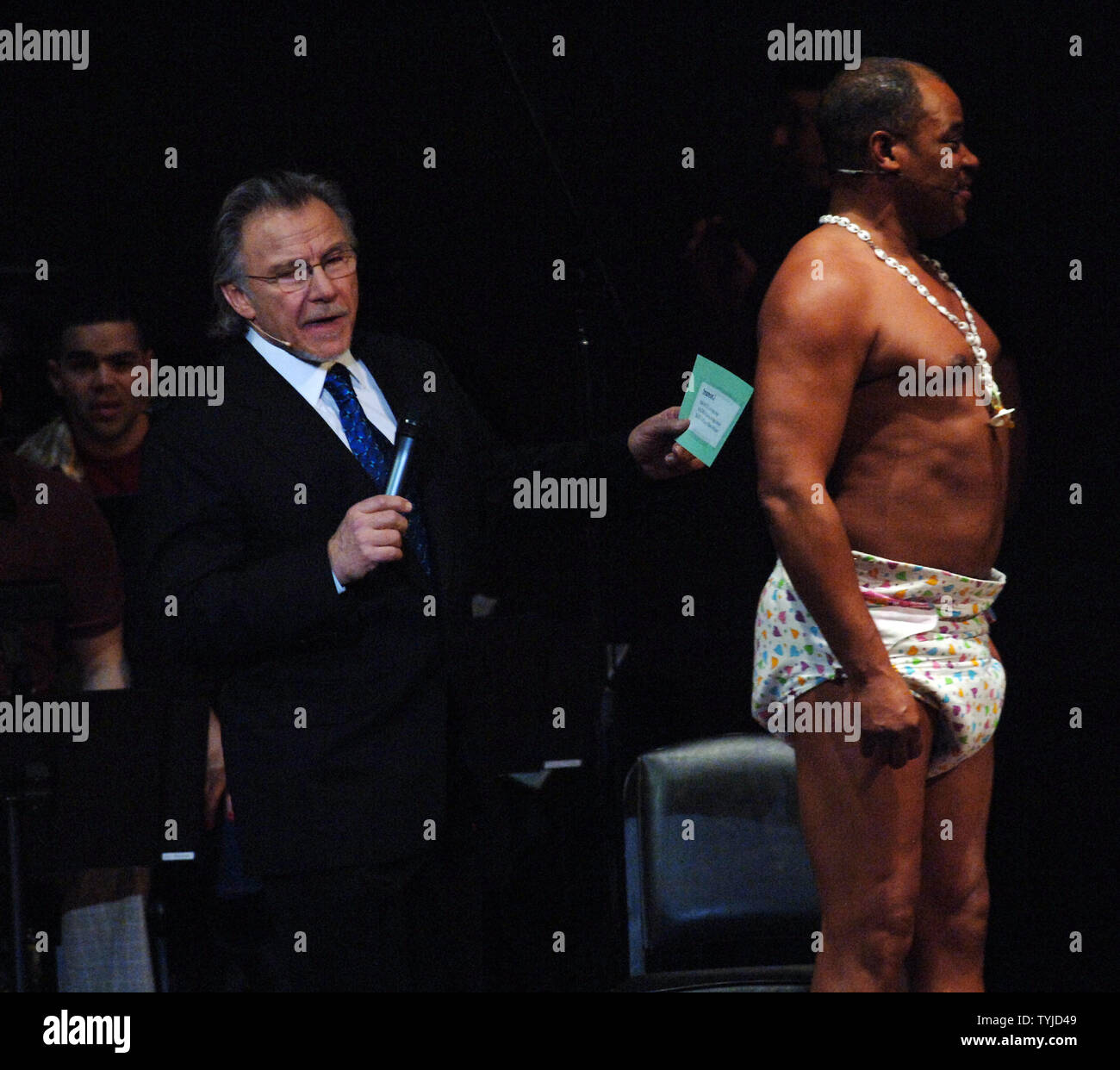 Actor Harvey Keitel, who portrays TV talk show host Jerry Springer, and ...