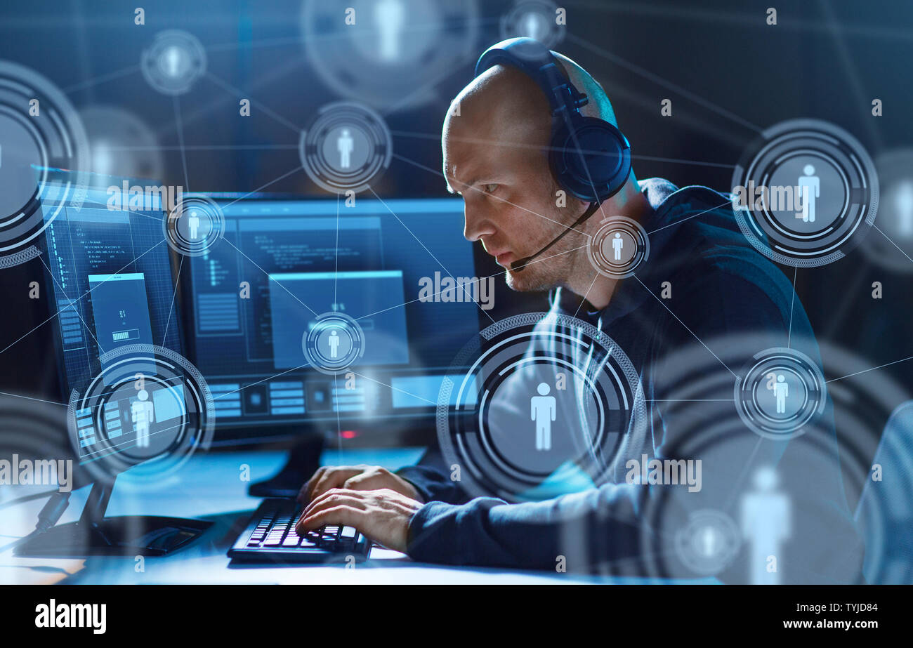 Security headset communication hi-res stock photography and images - Alamy