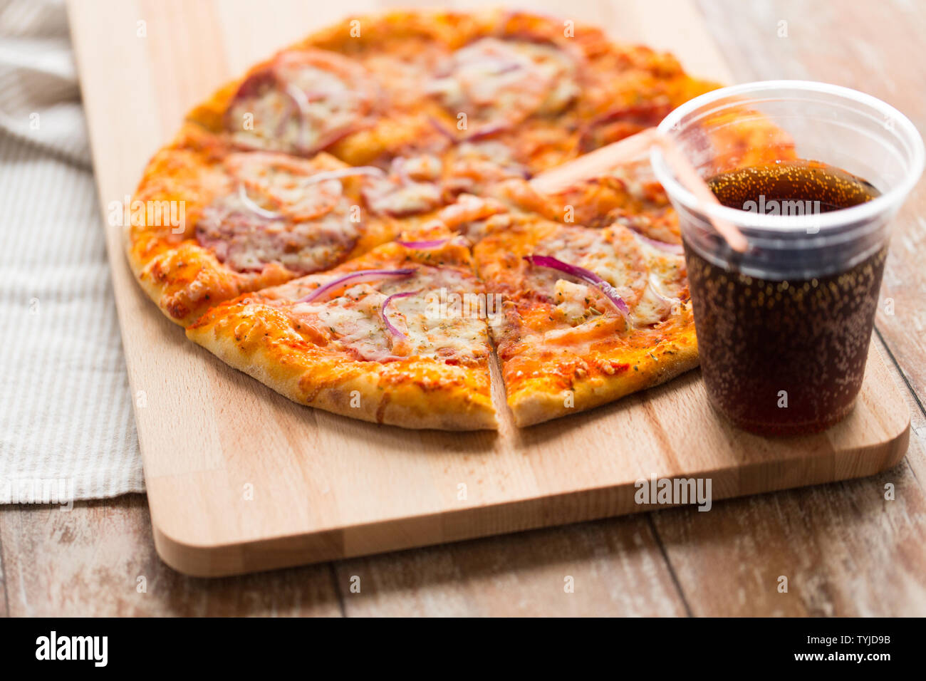 Restaurant table unhealthy cola hi-res stock photography and images - Alamy