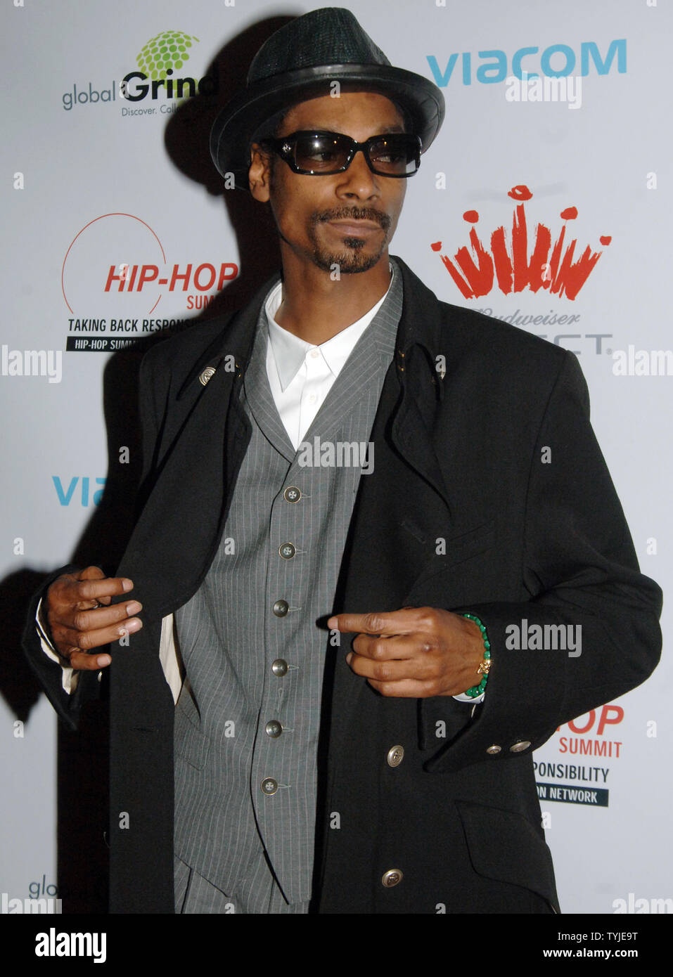 Rapper Snoop Dogg arrives for the 5th Annual Hip Hop Summit Action ...