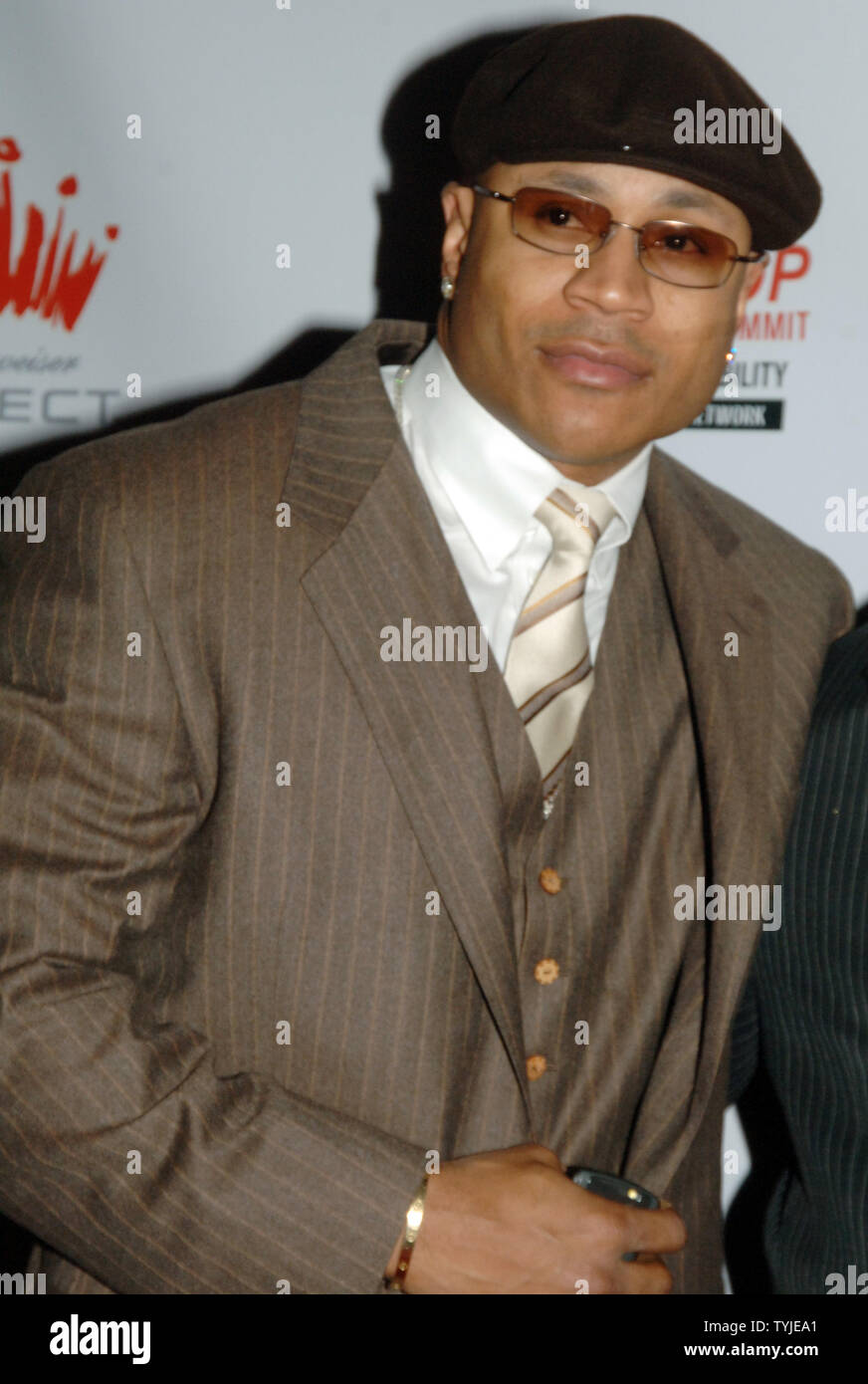 Rapper-actor LL Cool J poses at the 5th Annual Hip Hop Summit Action ...