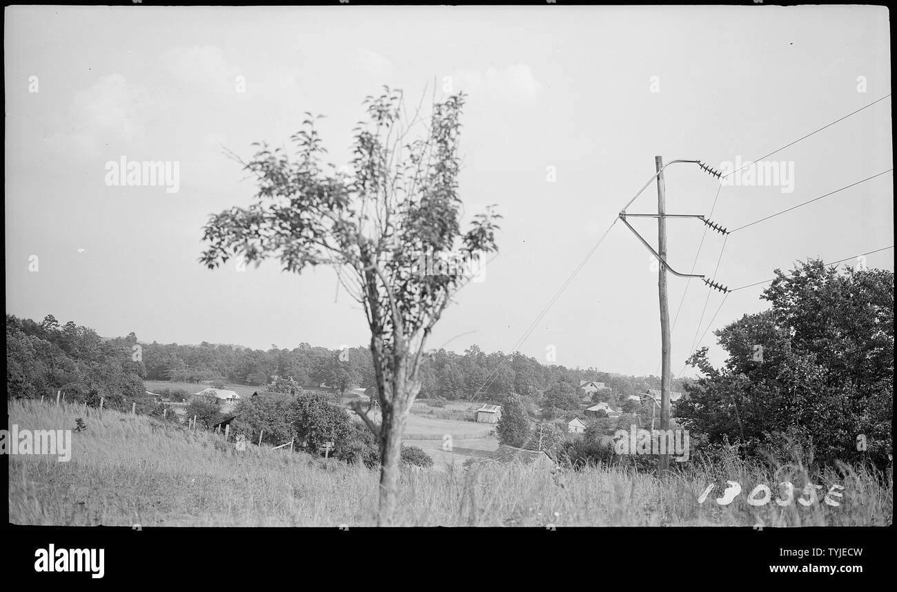 Russell town as seen from school Stock Photo - Alamy
