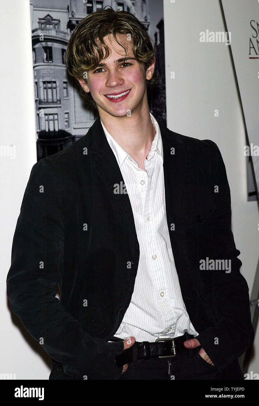 Connor Paolo arrives for the premiere of "Snow Angels" at the Museum of ...
