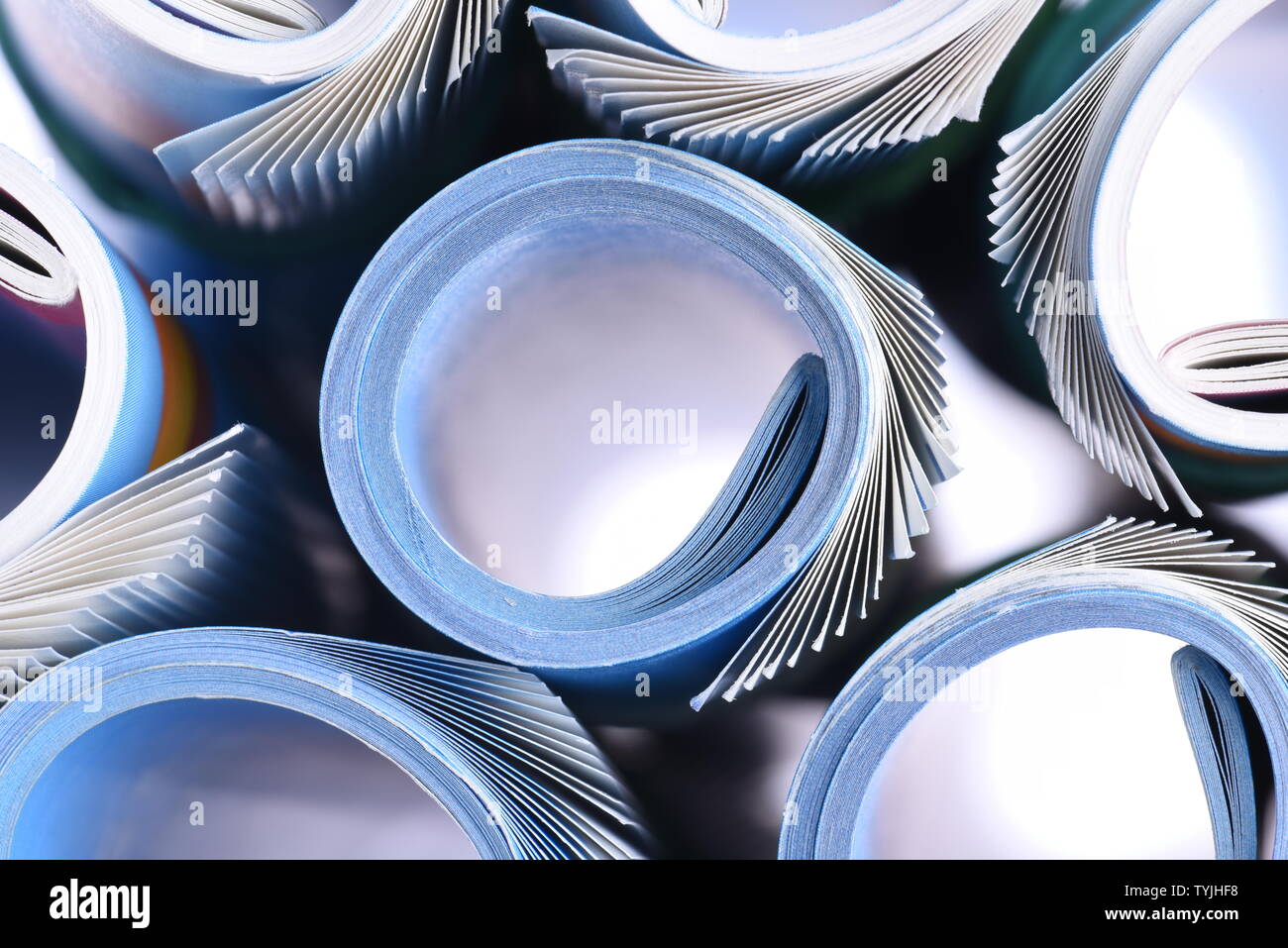 Newspaper roll top hi-res stock photography and images - Alamy