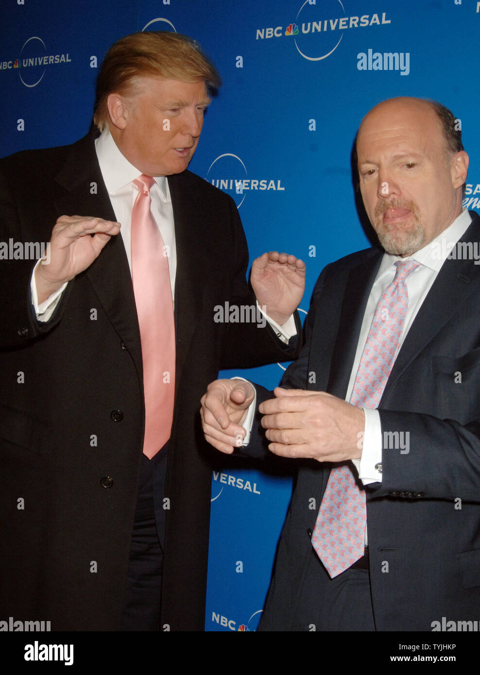 Donald Trump of the tv series: The Celebrity Apprentice and Jim Cramer ...