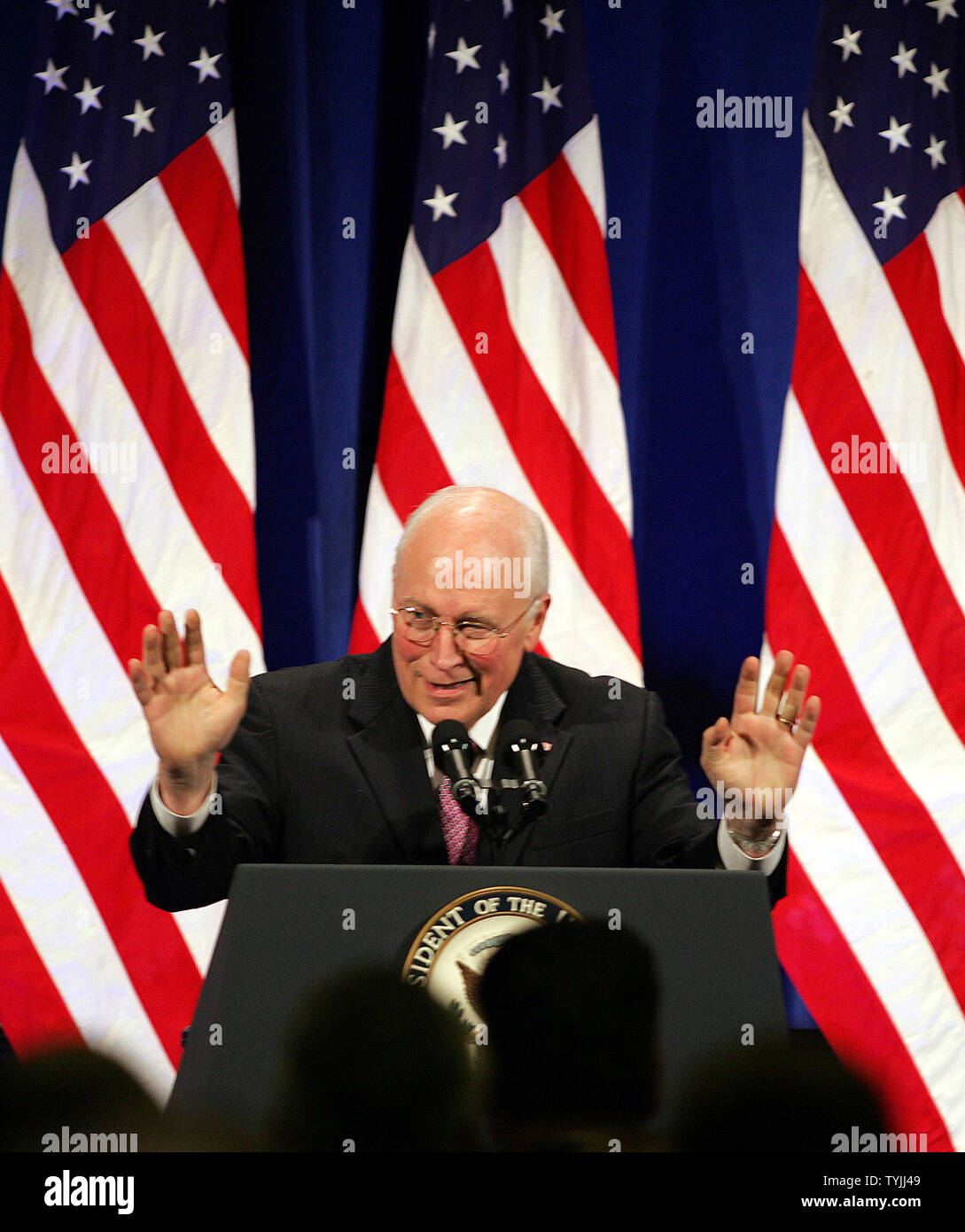 Vice President Dick Cheney delivers remarks at the New York Republican ...