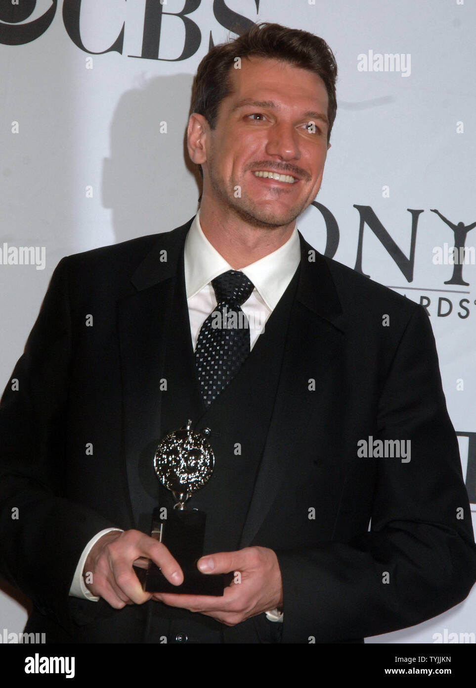 Actors Paulo Szot, Best Actor Musical "South Pacific" shows his Tony ...