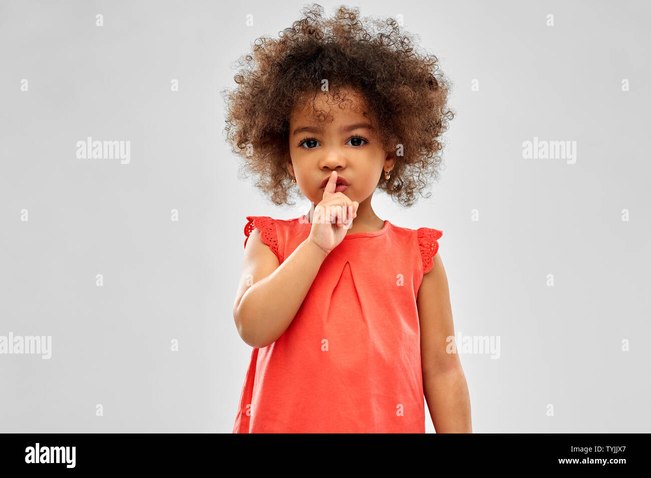 Shush child hi-res stock photography and images - Alamy