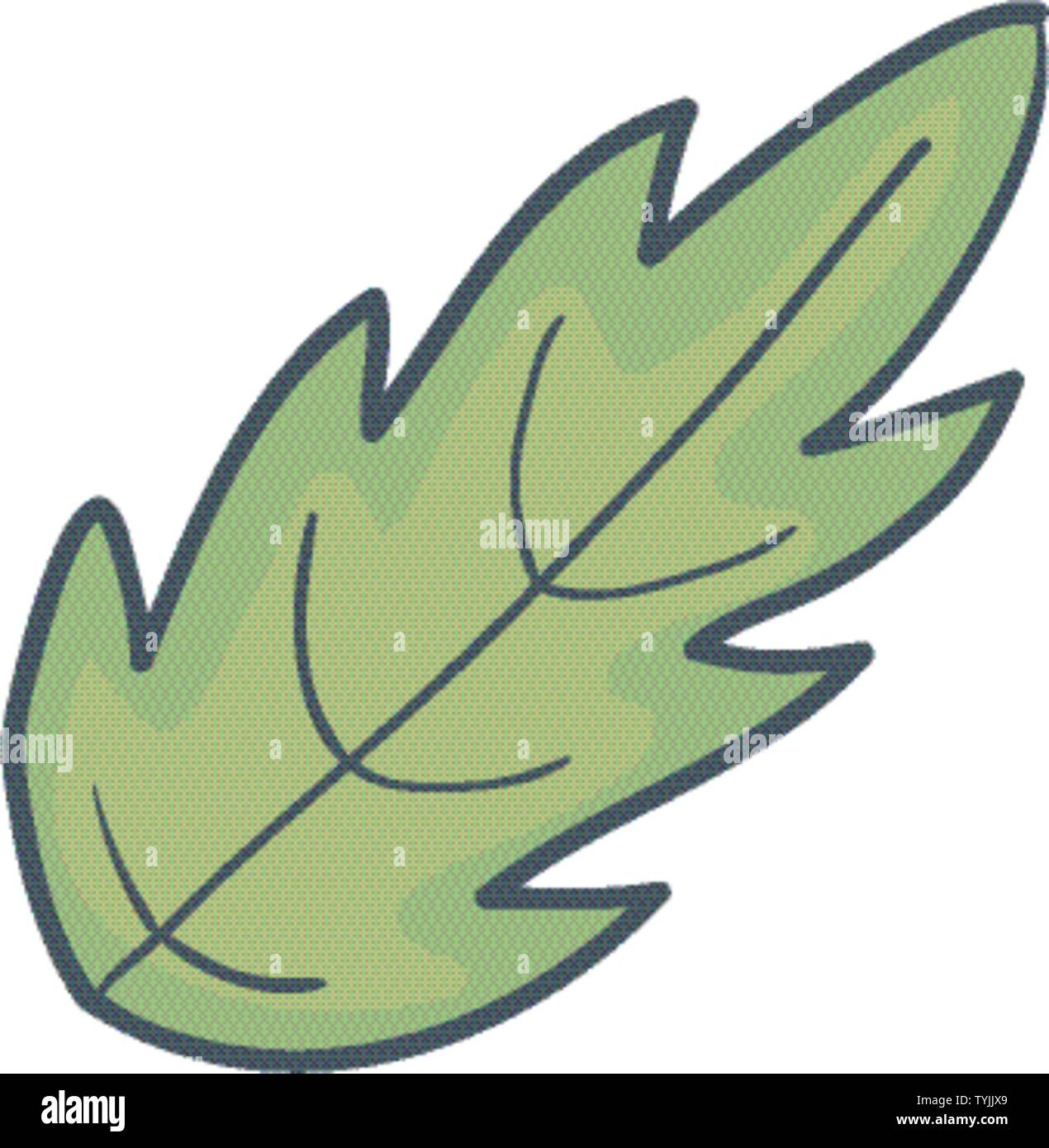 nature leaf cartoon vector illustration graphic design Stock Vector ...