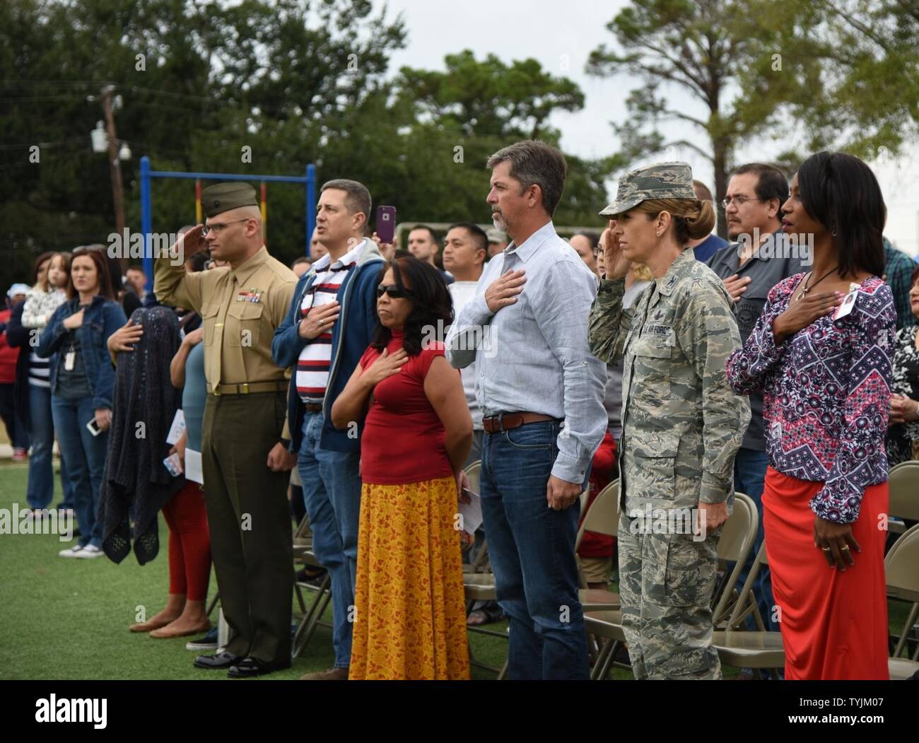 Col. Michele Edmondson, 81st Training Wing commander, and fellow ...