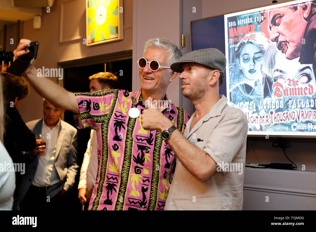 Captain Sensible and Pat Gilbert attend Hammer House of Horror Presents ...