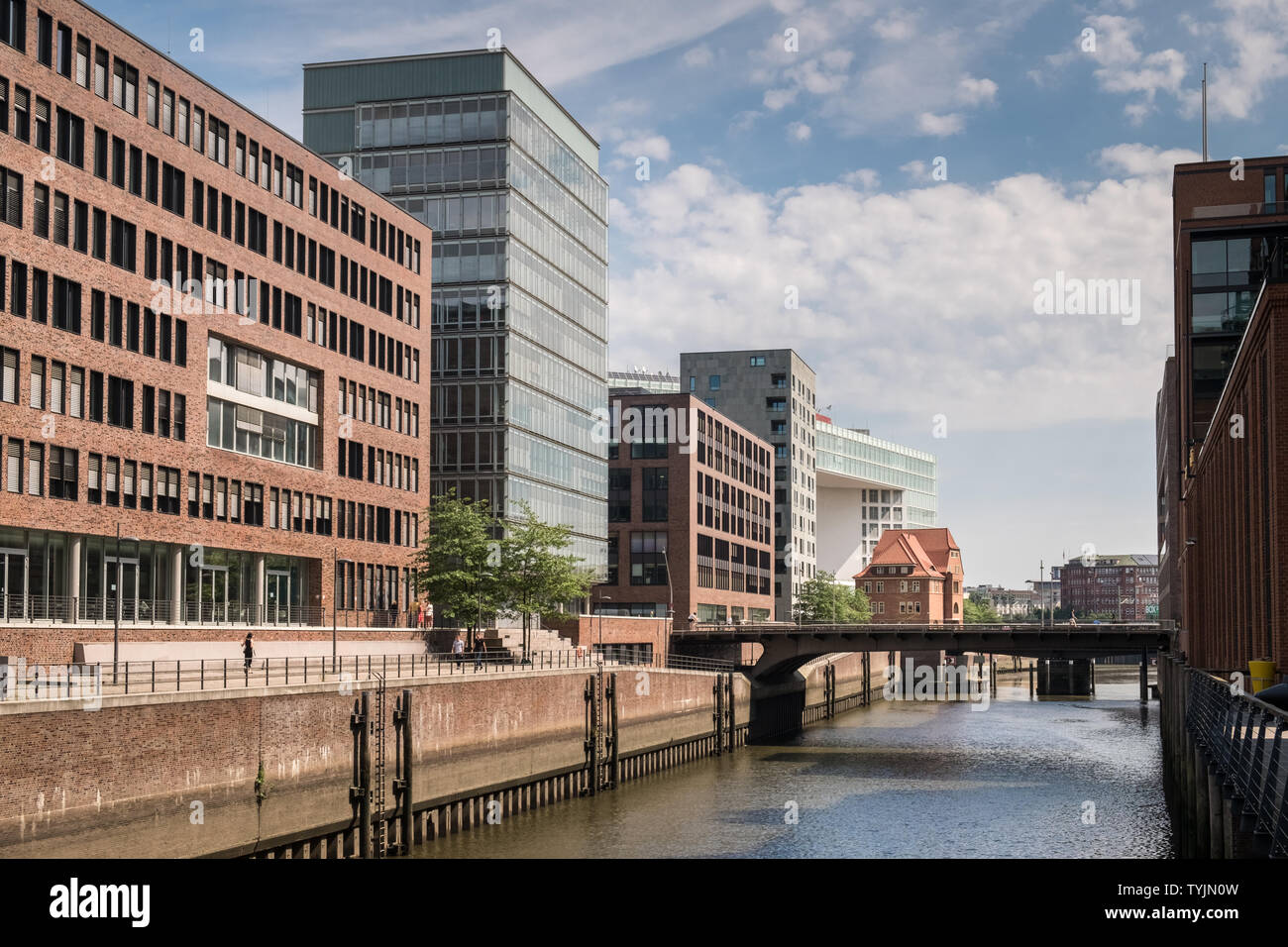 Historic Warehouse District buildings, Speicherstadt, Hamburg, Germany ...