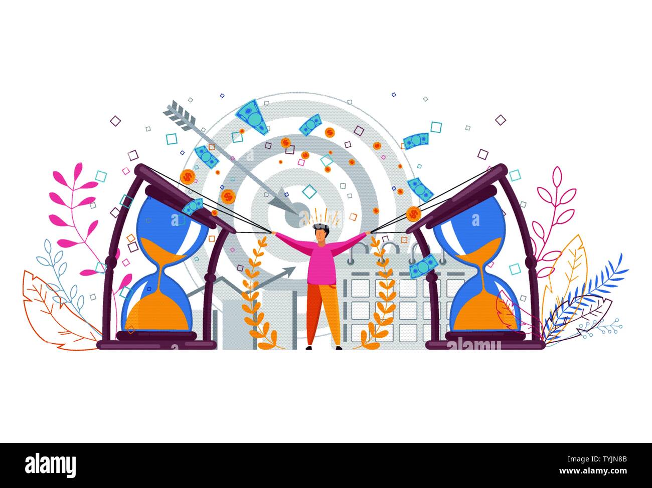 Freelancer plan Stock Vector Images - Alamy