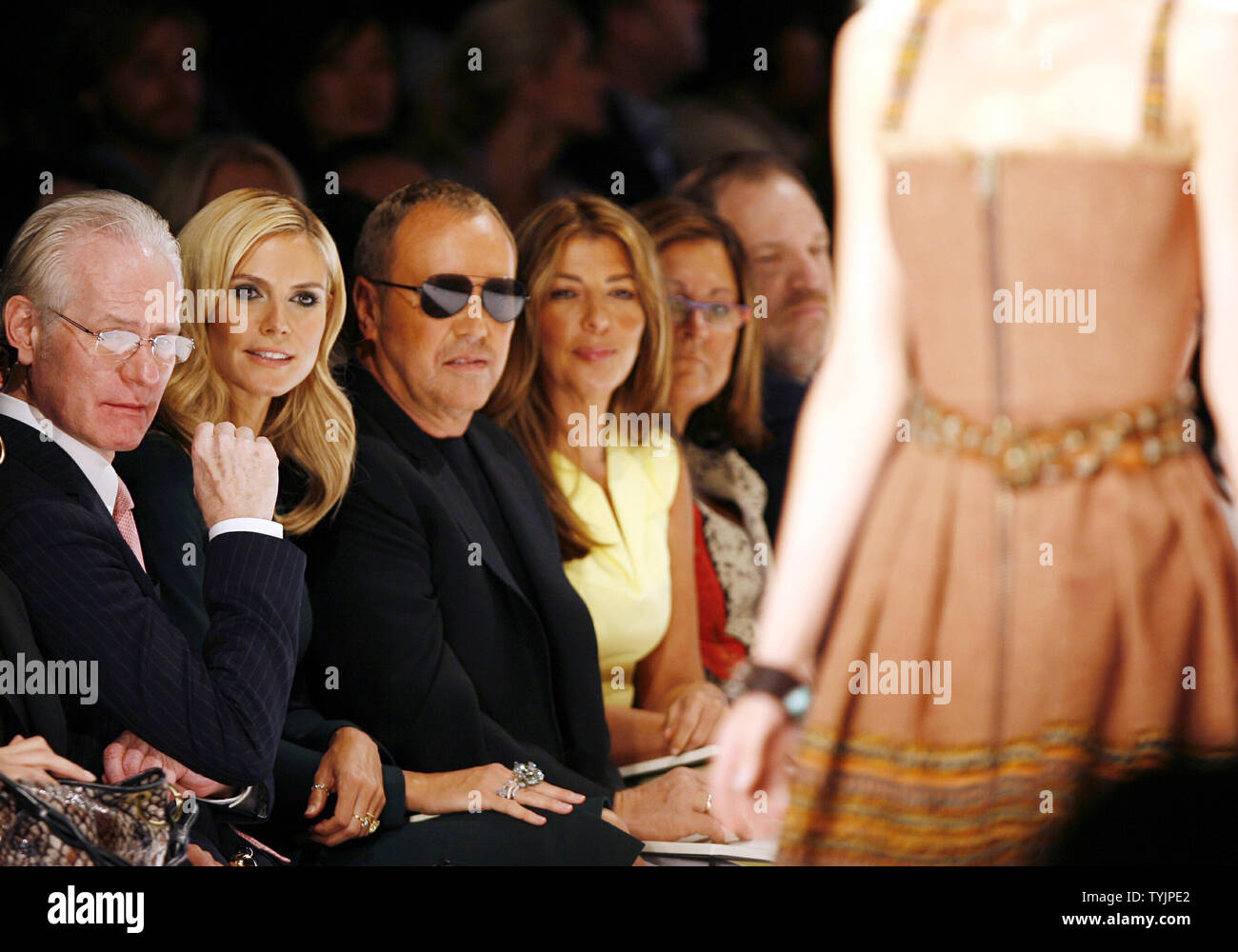 Heidi klum michael kors and nina garcia hi-res stock photography and ...