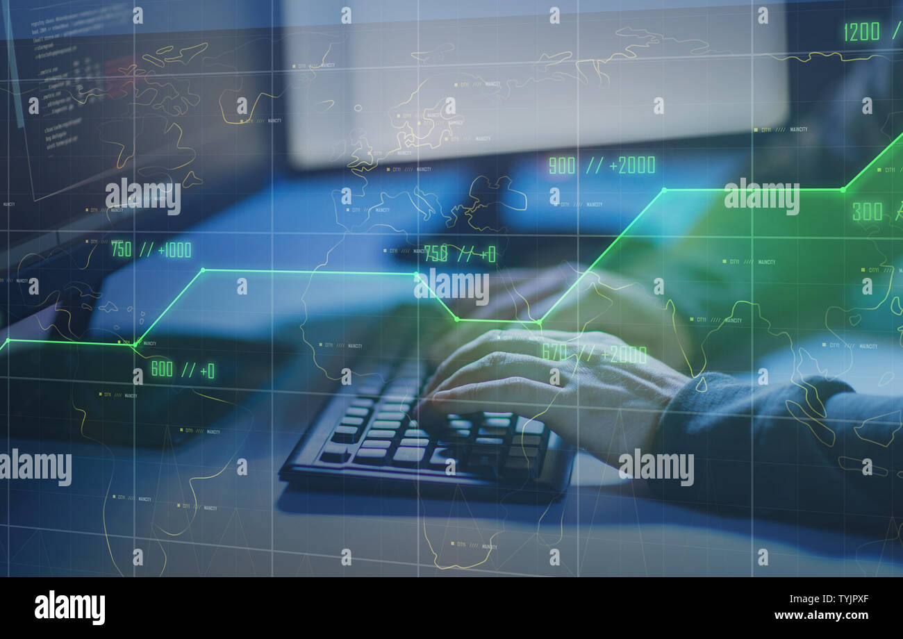 hacker using computer virus for cyber attack Stock Photo - Alamy