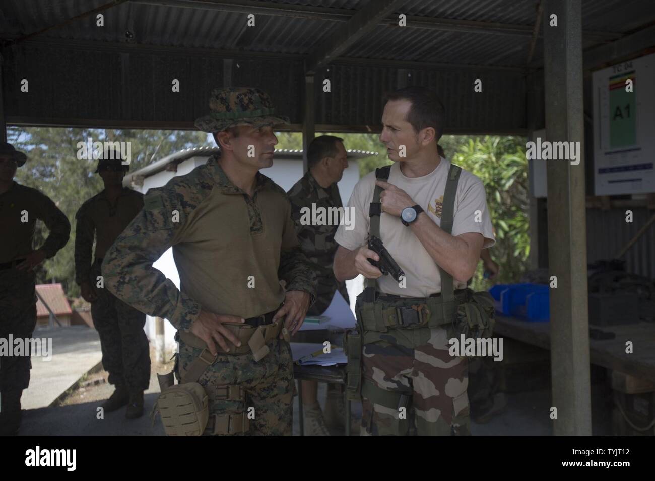 U.S. Marine 1st Lt. Jason Haglund, a platoon commander with Combat ...