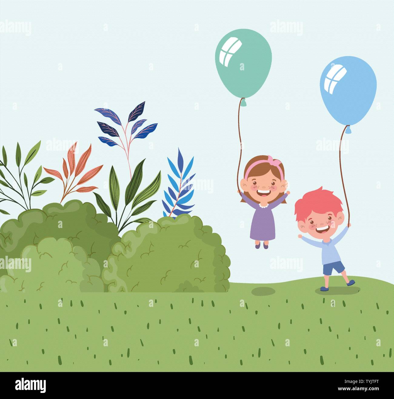 Helium cartoon characters balloons hi-res stock photography and images ...