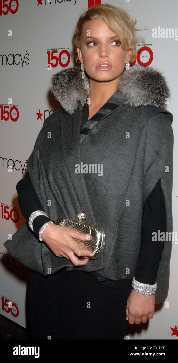 Actress and Macy's spokesperson Jessica Simpson attends the 150th ...