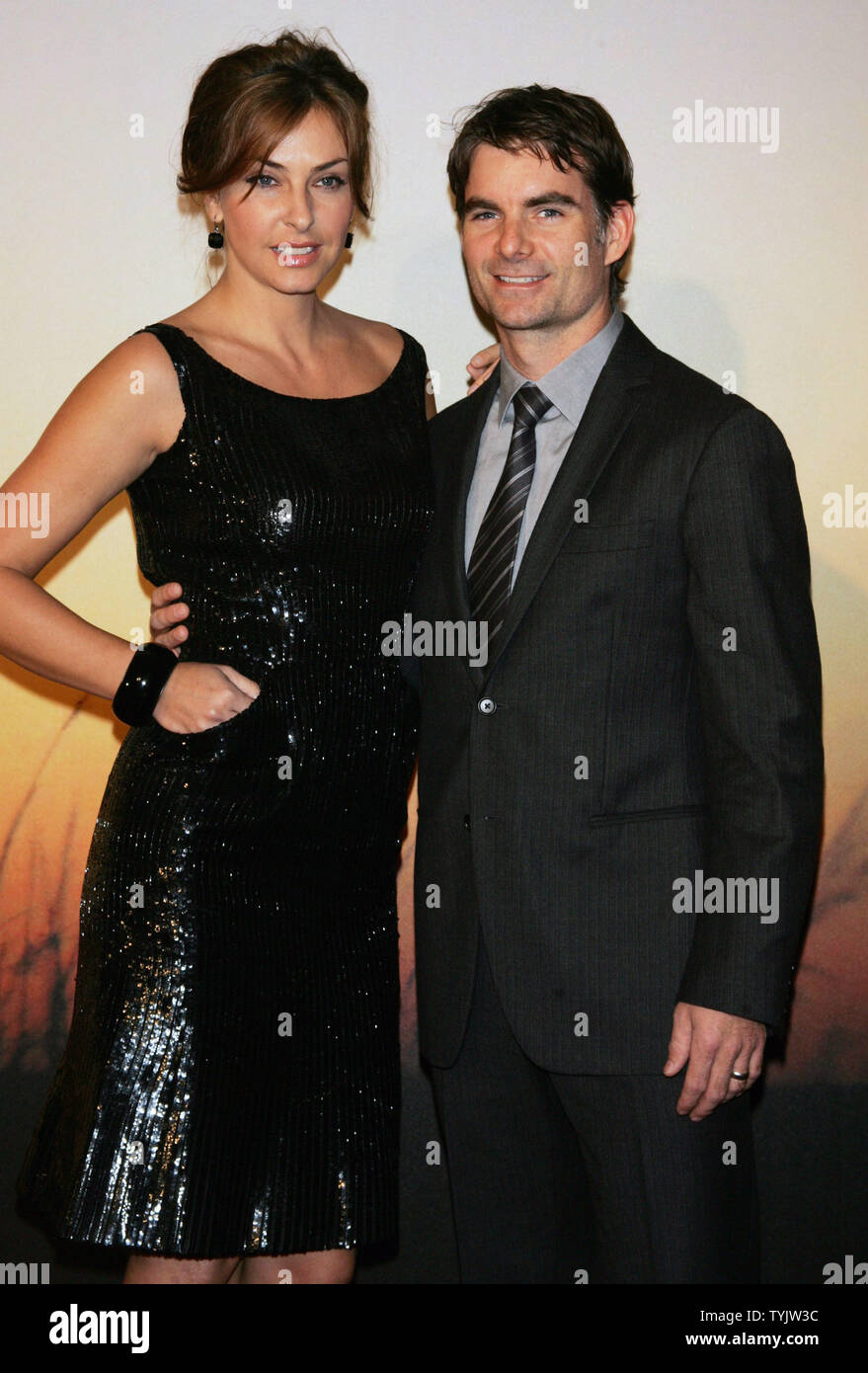 Jeff Gordon and wife arrive at the MoMA Film Benefit tribute to Baz ...