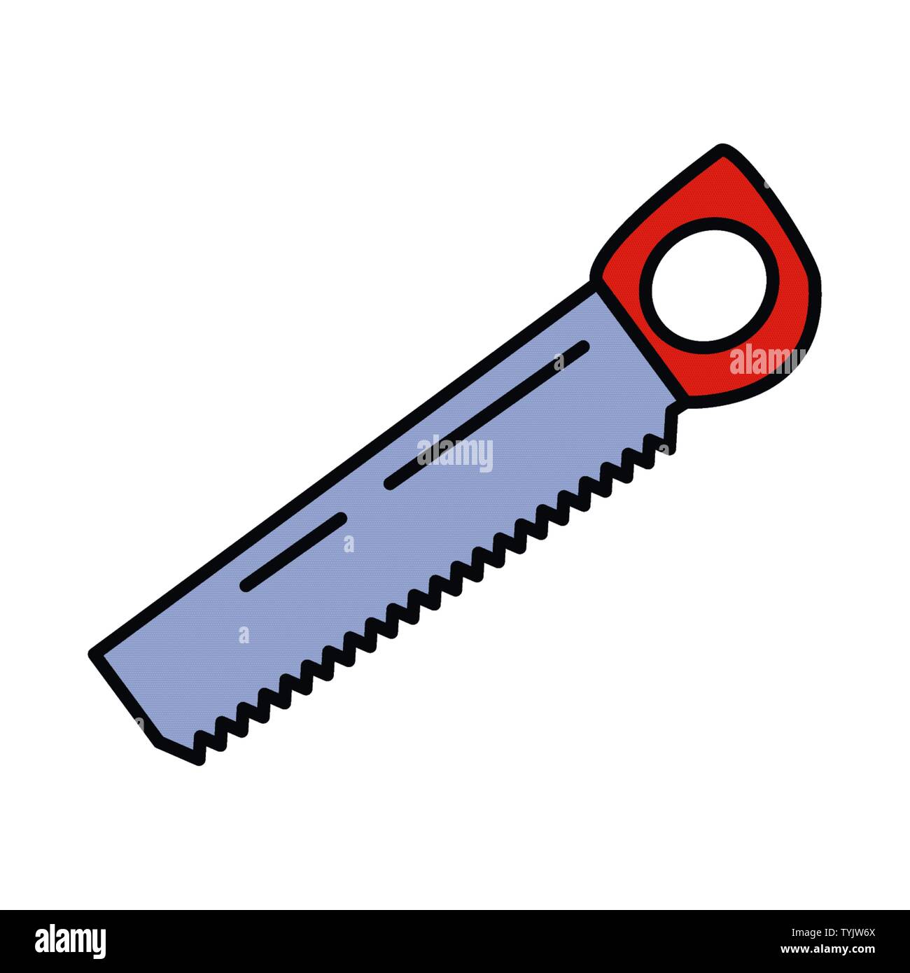 Saw tool design, under construction work repair progress reconstruction ...