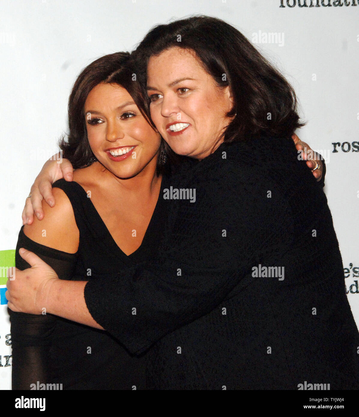 TV talk show hosts Rachal Ray (L) and Rosie O'Donnell attend the Rosie ...