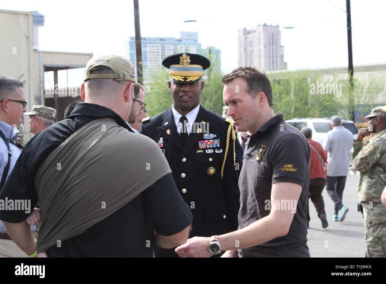 The United States Secretary of the Army Eric Fanning spoke to Army ...