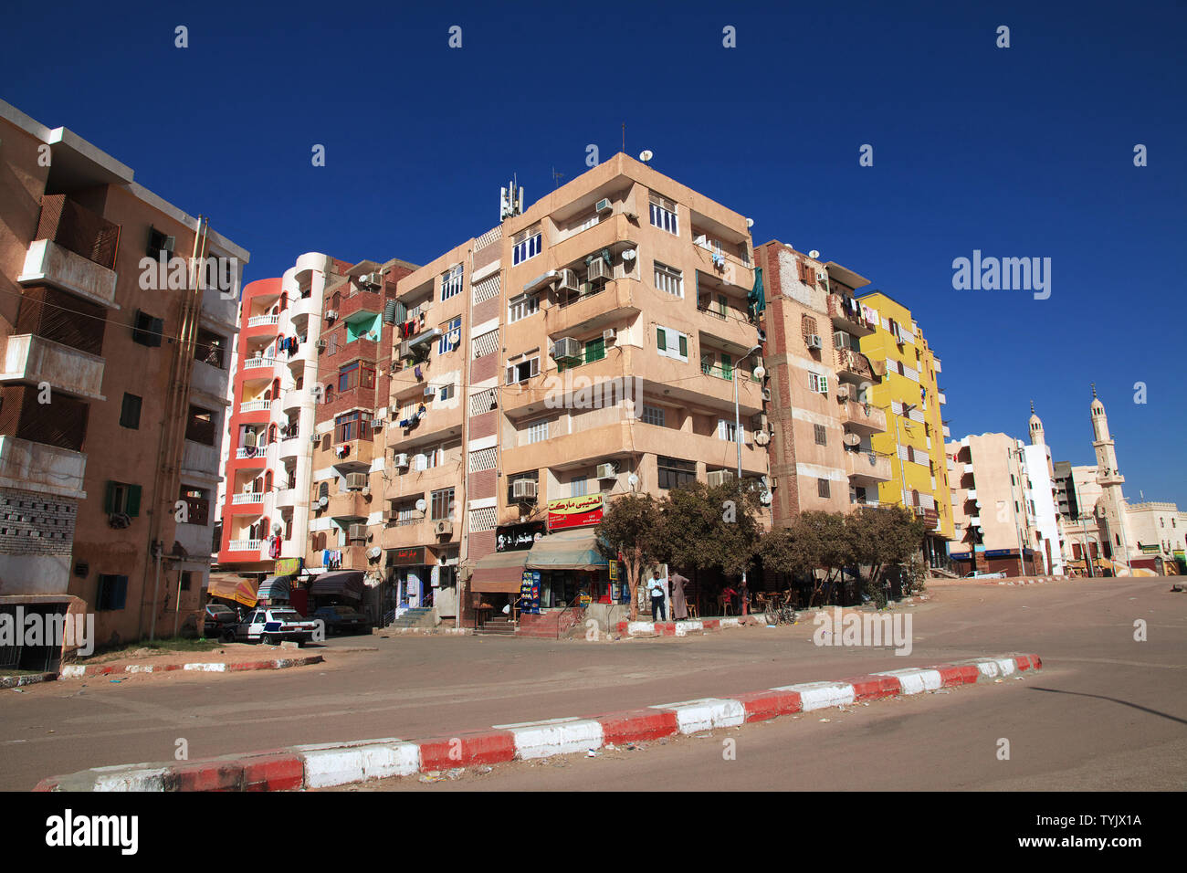 Aswan city in Egypt on the Nile river Stock Photo - Alamy