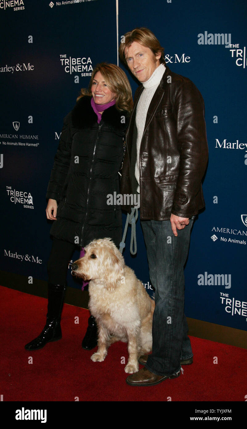 Denis Leary and wife arrive for the VIP (Very Important Pooch) Screeing ...