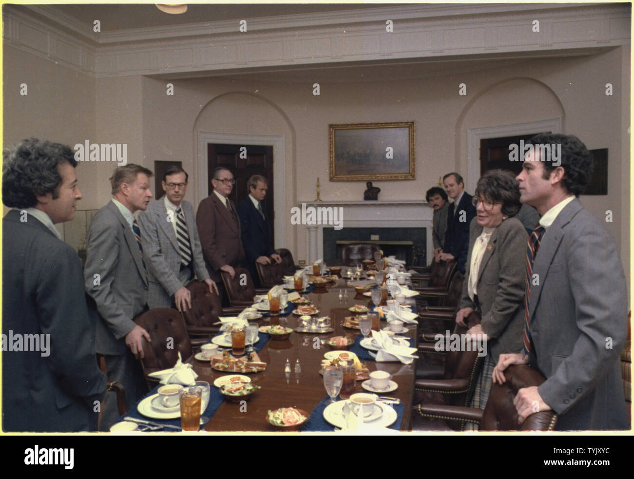 Senior Staff lunchion with Gerald Rafshoon, Zbigniew Brzezinski, Stuart ...