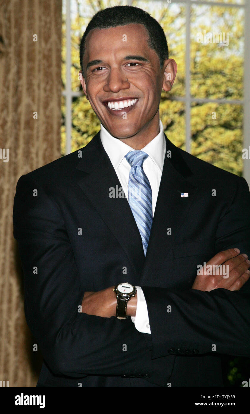 President Elect Barack Obama's wax figure is unveiled at Madame ...