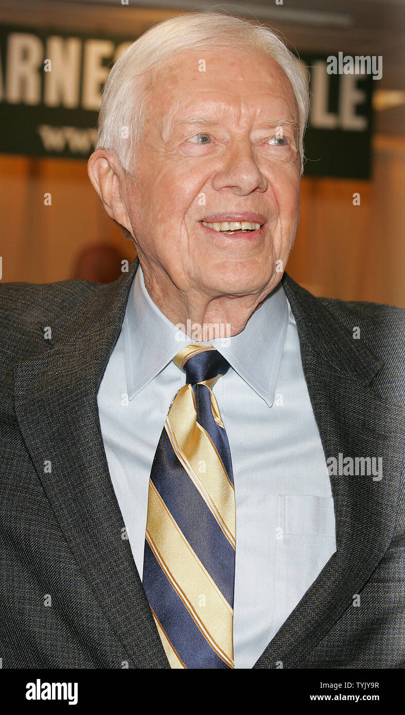 Former U.S. President Jimmy Carter introduces his new book "We Can Have ...