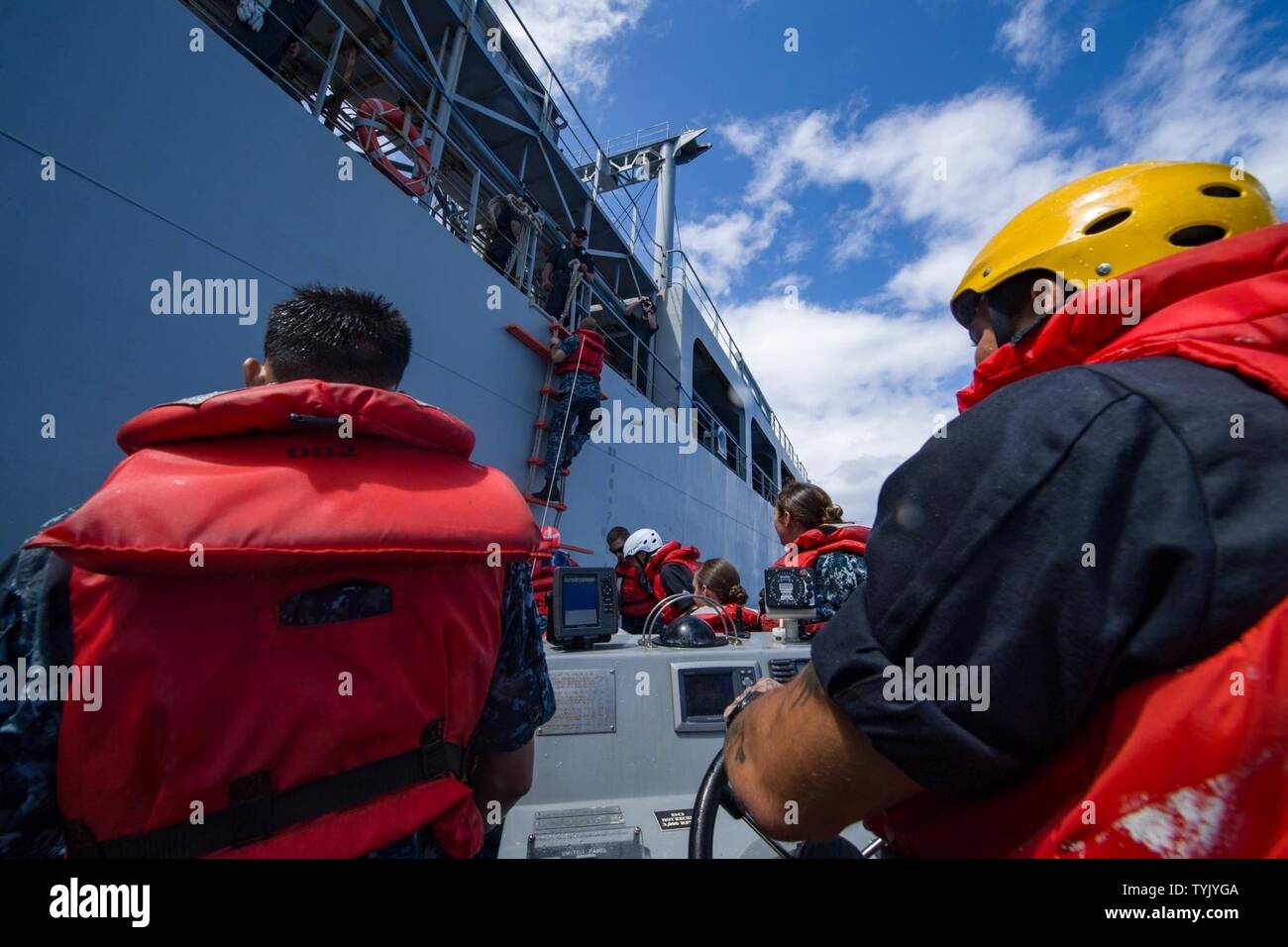 On board depot ship hi-res stock photography and images - Alamy