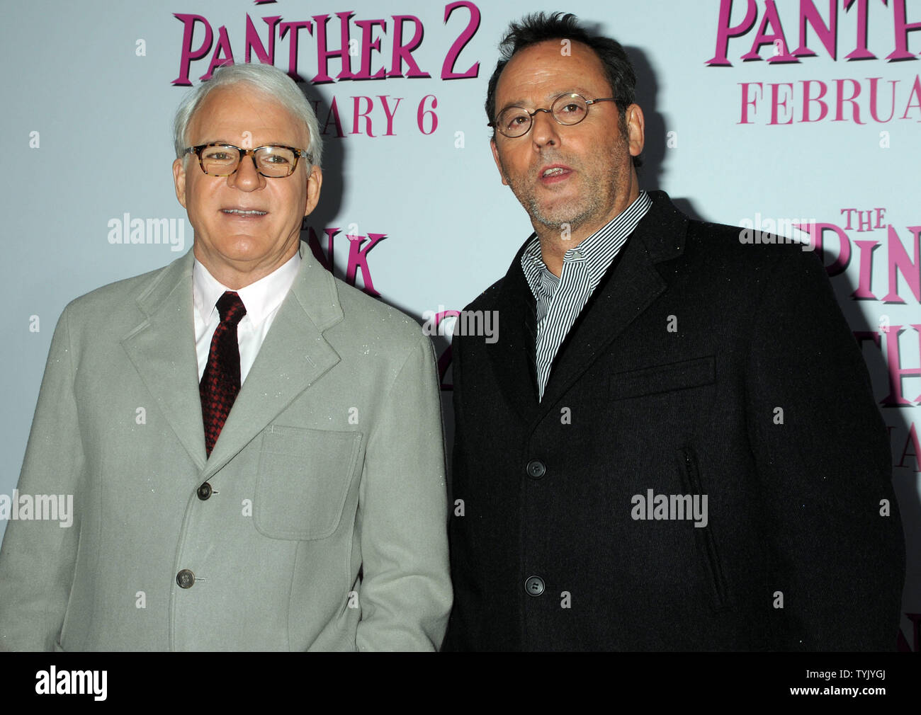 Actor Steve Martin and co star Jean Reno (l to r) attend the New York ...