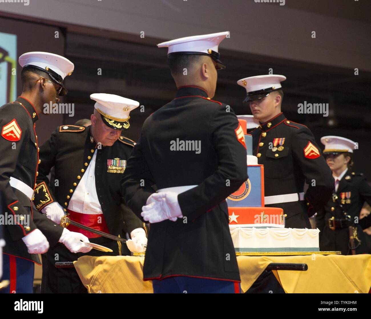 U.S. Marine Corps Lt. Col. John C. Golden, commanding officer ...