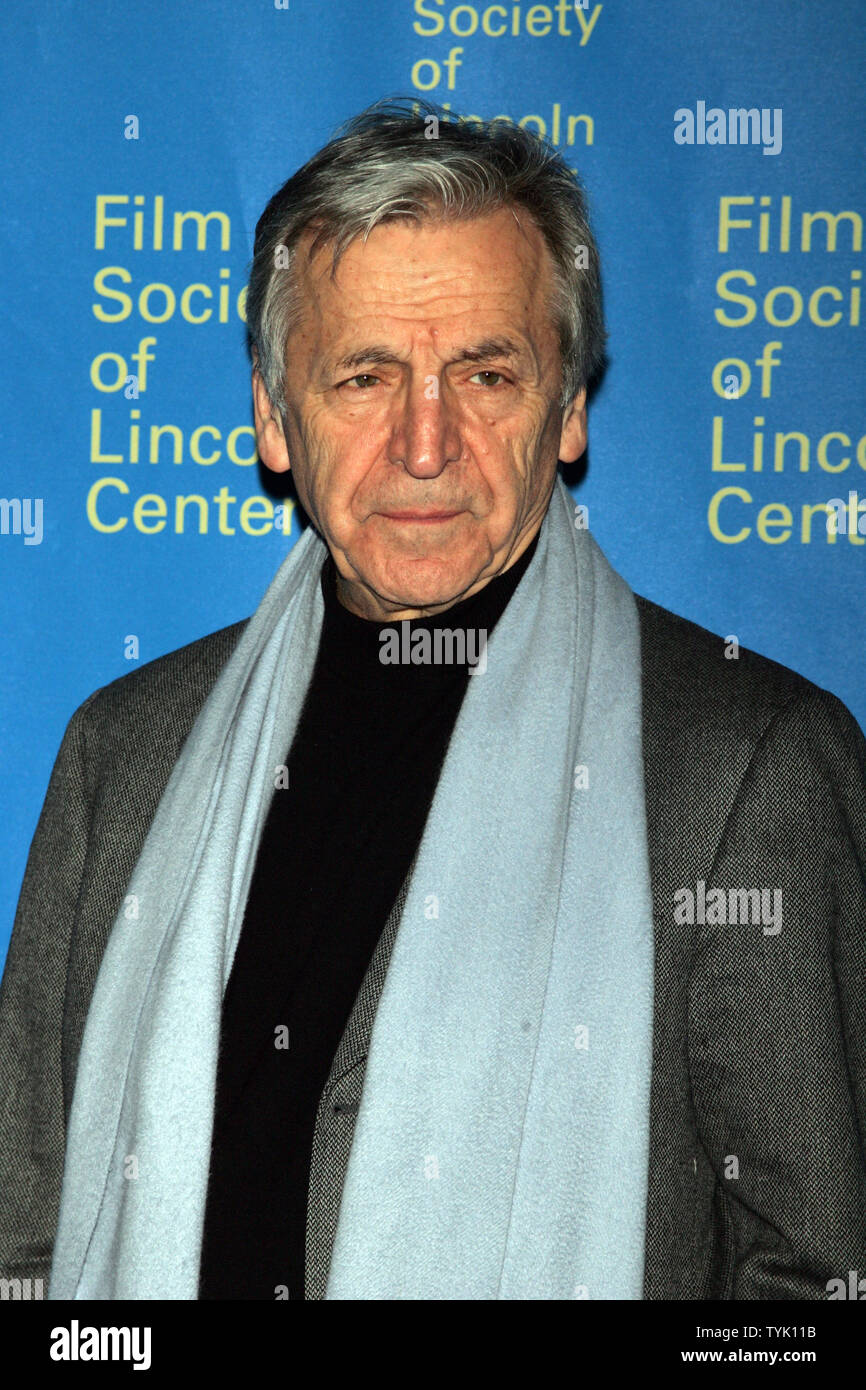 Costa Gravas arrives for the premiere of "Paris 36" at Alice Tully Hall ...