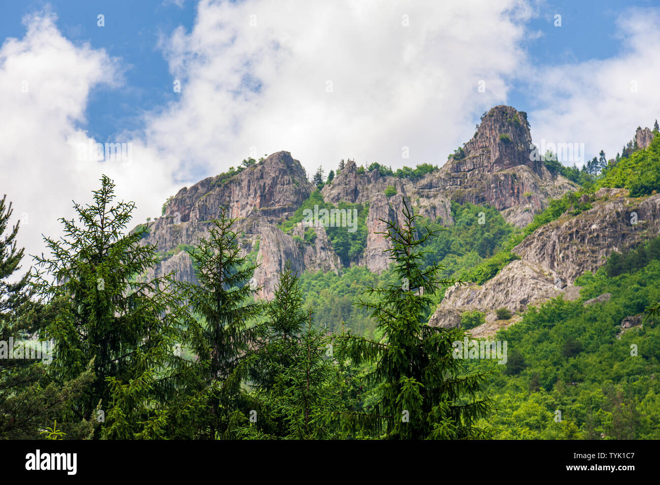 rhodope mountain peaks in bulgaria Stock Photo - Alamy